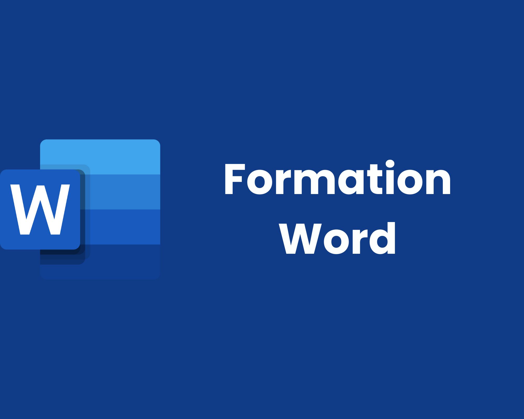 Formation Word | Formalyia